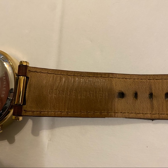 Michael Kors | Accessories | Michael Kors Leather Band Watch Mk2249 ...